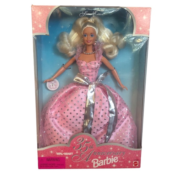 Barbie | Toys | Barbie 35th Anniversary Walmart Doll Nib | Poshmark